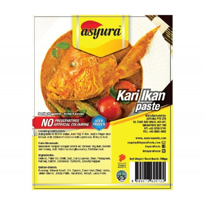 Buy Asyura Kari Ikan Paste 280g | SuzyAmeer Online