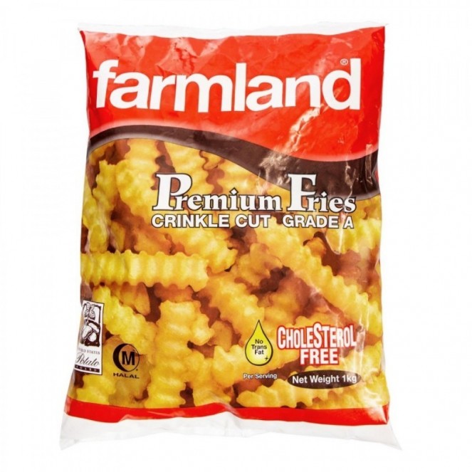 Buy Farmland Premium Fries Crinkle Cut 1kg | SuzyAmeer Online