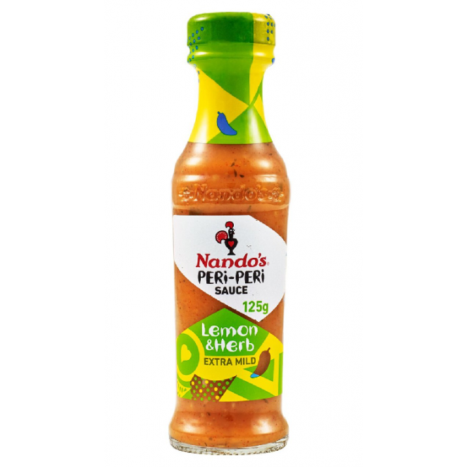 Buy NANDO'S PERI PERI SAUCE LEMON & HERB EXTRA MILD 125G | SuzyAmeer Online