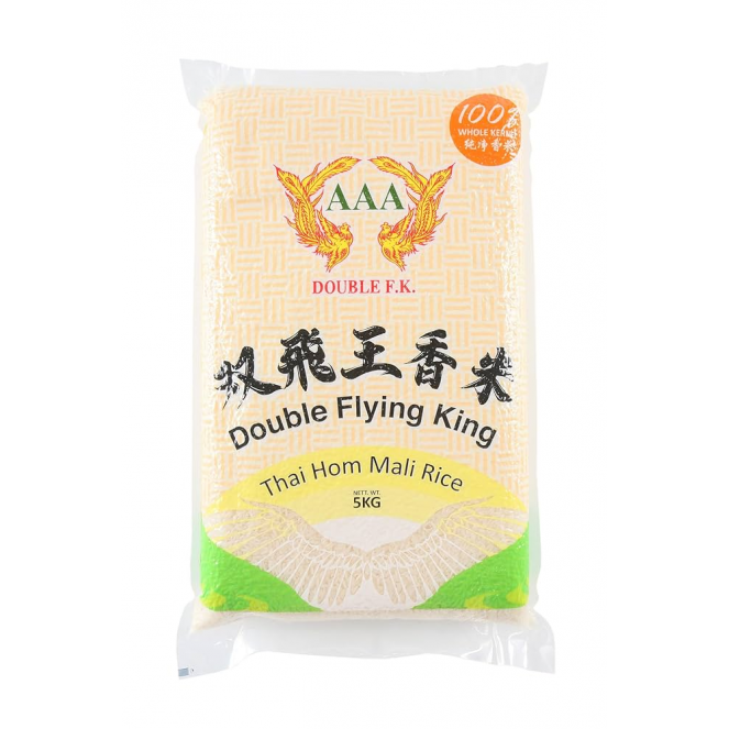Buy AAA Double F.K. Thai Hom Mali Rice 5kg | SuzyAmeer Online